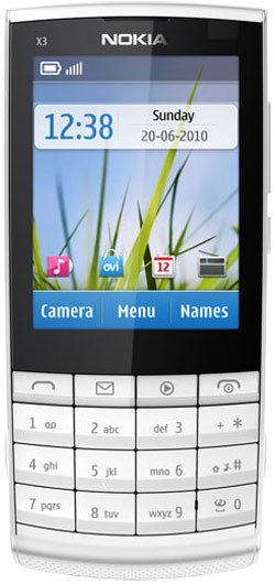 Nokia X3 Touch and Type Reviews, Specs & Price Compare