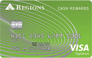 Regions Cash Rewards Visa Signature Credit Card Reviews & Info | Informr